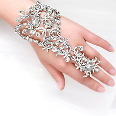 Elegant Wedding Bridal Party Prom Jewelry Crystal Rhinestone Bracelet ...