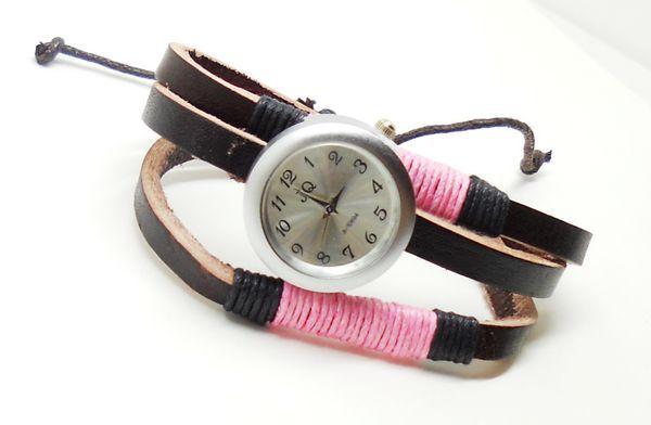Hot Sale Russia 3 Ring Handmade Rope Antique Cow Leather Watches ...